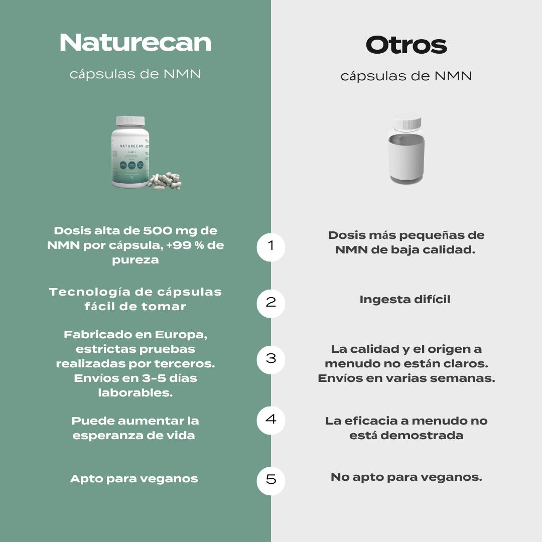 Beneficios del NMN: alimentos, efectos y suplementos | Naturecan MX – naturecan-mx
